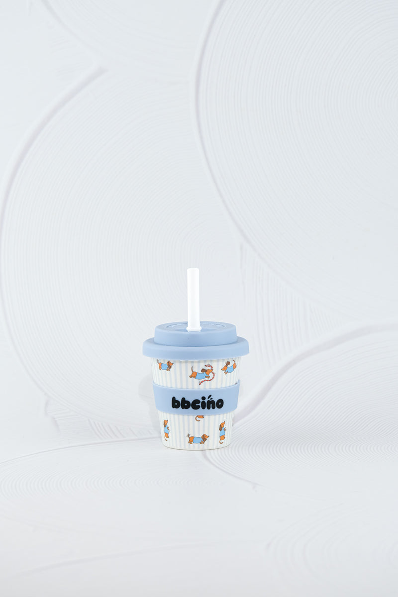 BBCino | 120ml Reusable Cup - Dash in Blue | Kids Cups – Hello Buttercup